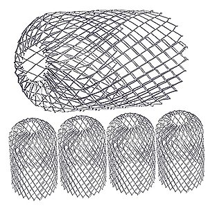 DOITOOL 5pcs Gutter Filter Mesh Strainer Sink Drain Pipe Water Sink Filter Downspout Splash Block Roof Leaf Filter Gutter Guards Roof Anti-Block Strainer Downspout Filter Roof Gutter Guard