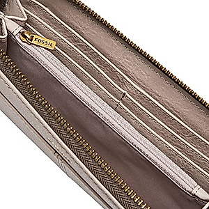Fossil Women's Tara Leather Zip Around Clutch Wallet