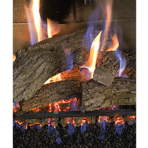 GASPRO Gas Fireplace Embers, 10 Oz. Glowing Embers for Gas Fireplace - Ventless, Insert, Vented, Propane, Natural Gas, Realistic