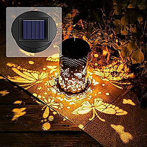 Yeuago 2022 Upgraded Solar Light Replacement Tops Parts for Outdoor Hanging Waterproof Solar Lanterns (2 Pack Warm White)