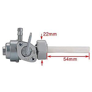 Savior Generator Petcock Fuel Tank Shut Off Valve Switch for Predator Generator Etq Powermax Gas Fuel Tank5.5-16HP 168F 170F 173F 177F 182F 188F 190F(16mm x 1.5mm)