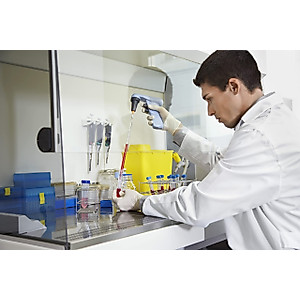 Ackers Conical Centrifuge Tubes 15mL, 100 Pcs Sterile Plastic Test Tubes with Screw Caps, Polypropylene Container with Graduated and Write-on Spot, Non-Pyrogenic, DN/RNase Free