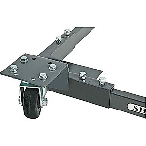 Shop Fox D2057A Adjustable Mobile Base, Small Charcoal Grey