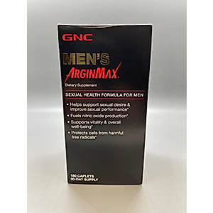 GNC Mens Arginmax, Sexual Health Formula for Men - 180 Caplets