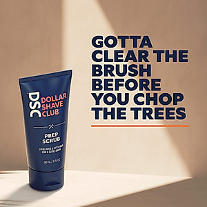 Dollar Shave Club | Prep Scrub 3 ounce (2 Pack) | Pre Shave Scrub to Prevent Ingrown Hairs
