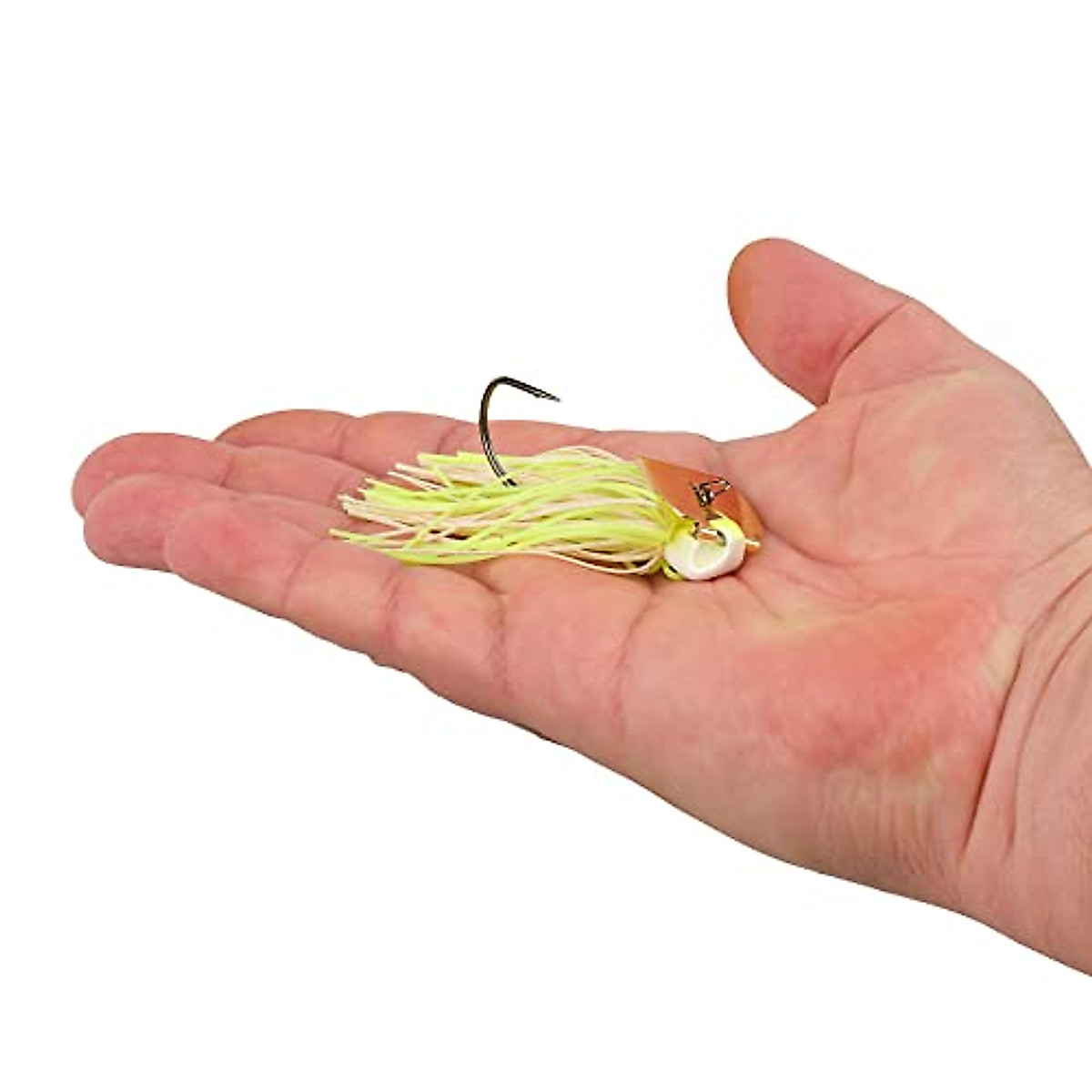 Berkley SlobberKnocker Fishing Jig, White Chartreuse, 3/8 oz