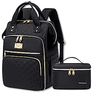 Weitars Lunch Backpack For Women,15.6 Inch Laptop Backpack for Women Travel Work