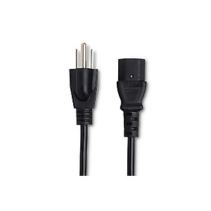 Hosa PWC-148 IEC C13 to NEMA 5-15P Power Cord, 8 Feet