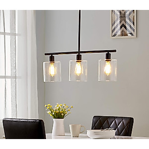 Clear Glass Lamp Shade Modern Cylinder Transparent Lamp Shade With 1-5/8 Fitter Drum Lamp Shade For Floor Lamps, Chandelier, Pendant Lighting Fixture, Table Lamp Replacement Lampshade 6.69"X5.9"