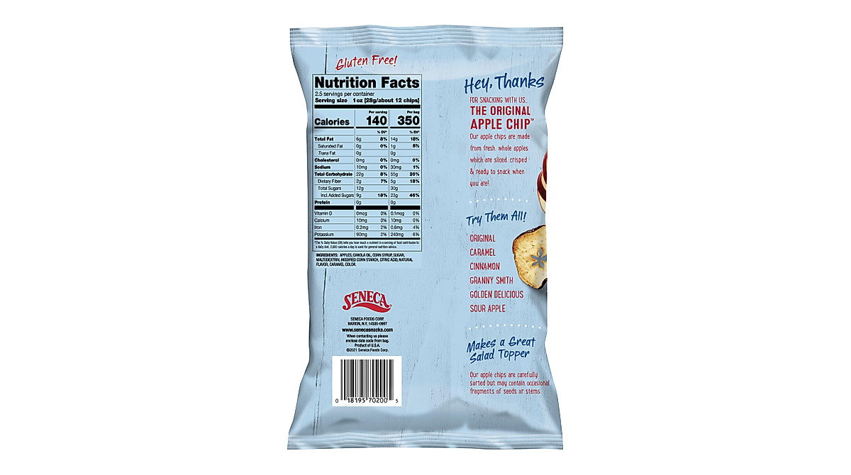 Seneca Cinnamon Apple Chips: Crispy, Real Apple Snack!