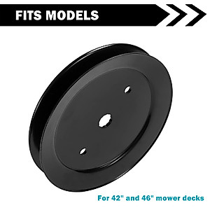 Cluparis Spindle Pulley Replaces for Craftsman/Poulan/Husqvarna 195945 197473 532195945 197473 532197473