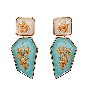 Acrylic Dangle Earrings for Women Statement Geometric Earrings Drop Earrings