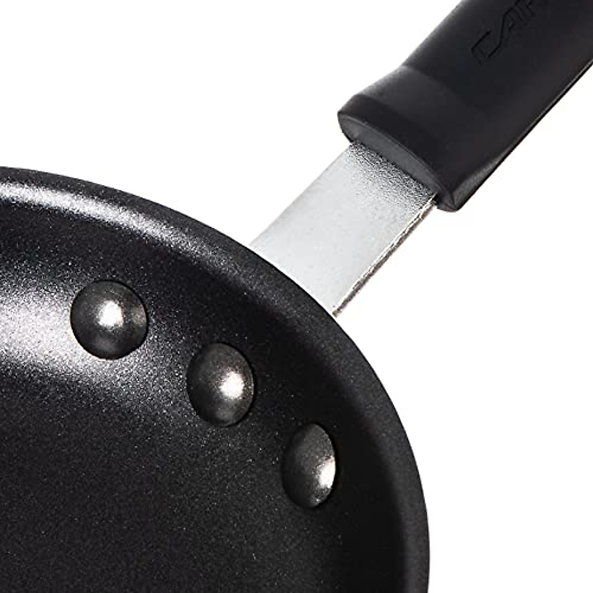 Carlisle FoodService Products 60907XRS Scratch-Resistant Aluminum Non-Stick Fry Pan With Removable Silicone Sleeve, 7