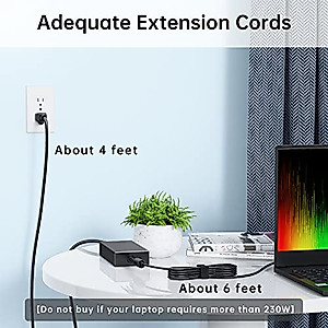 230W Charger for MSI GE66 GE76 Raider GP66 GP76 Leopard Gaming Laptop ADP-230GB D A17-230P1B Adapter Power Supply Cord