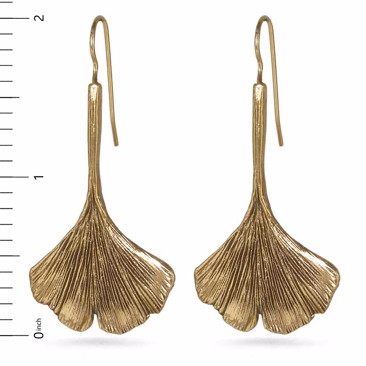 Ginkgo Leaf Earrings - Museum Reproductions - Made in the United States