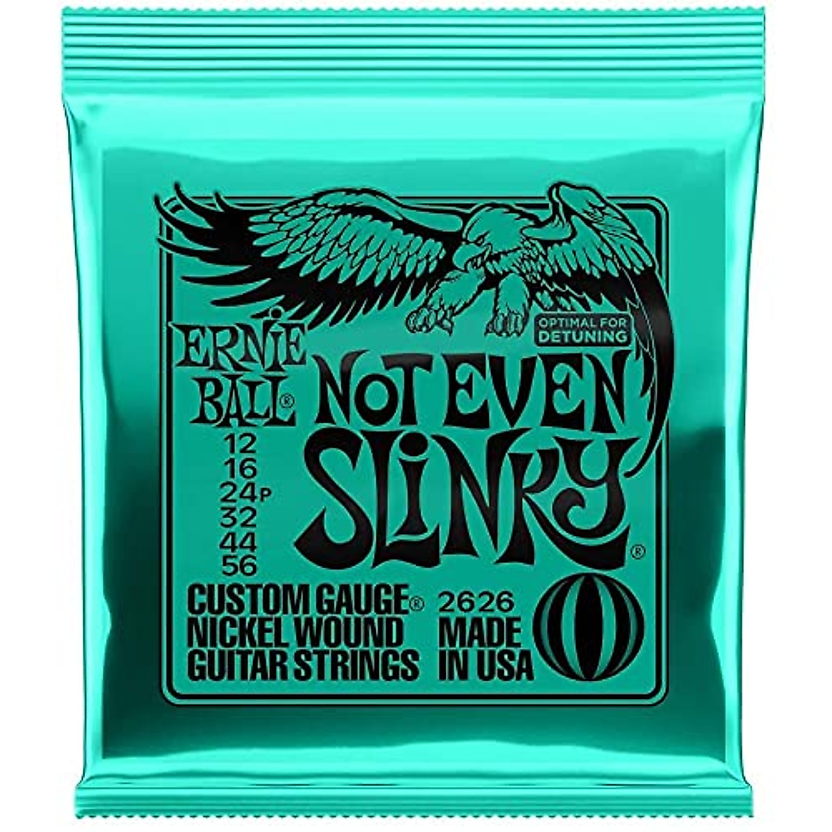 Ernie Ball 2626 Not Even Slinky 12-56 (3 Pack Bundle)