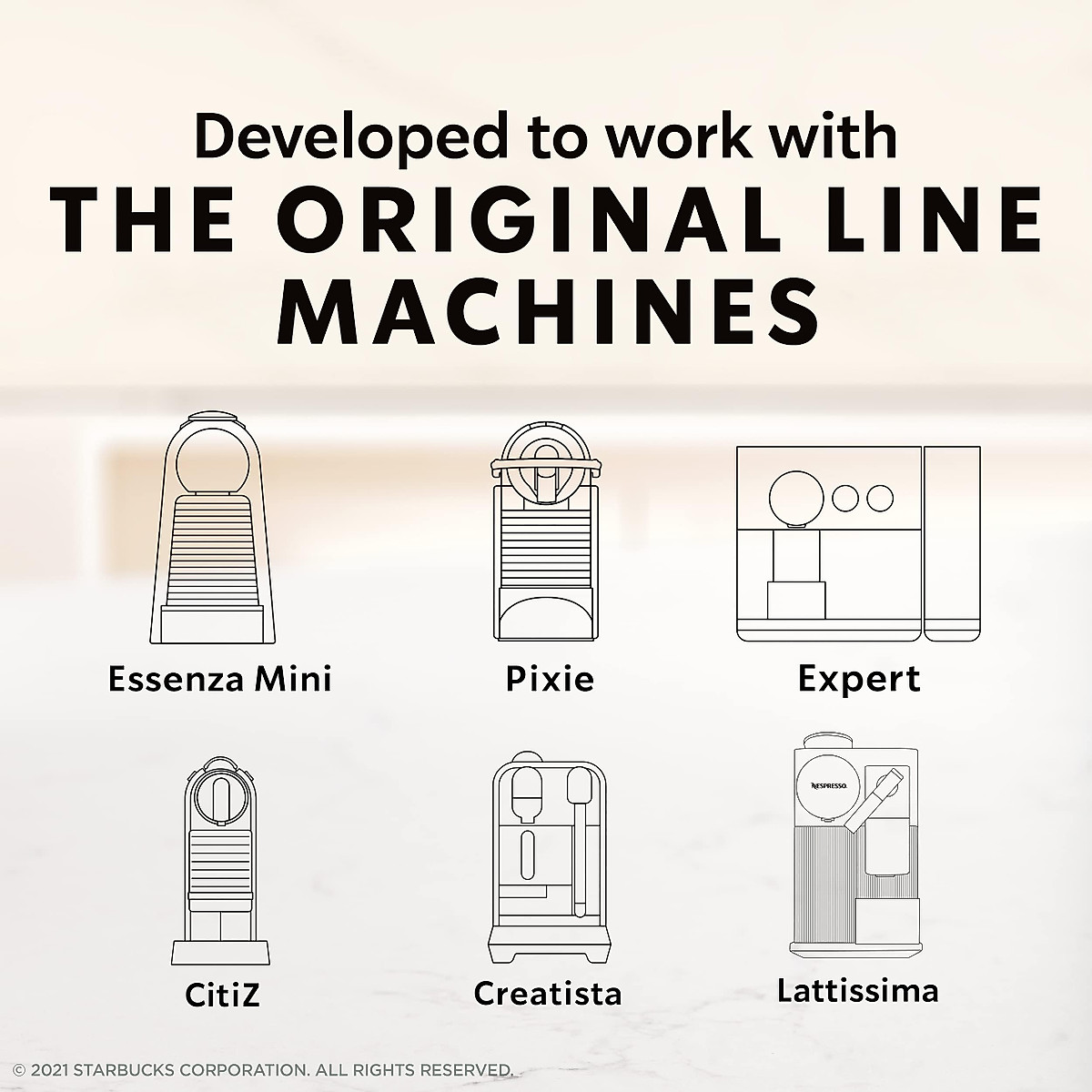 Starbucks by Nespresso Variety Pack Coffee (50-count single serve capsules, compatible with Nespresso Original Line System)