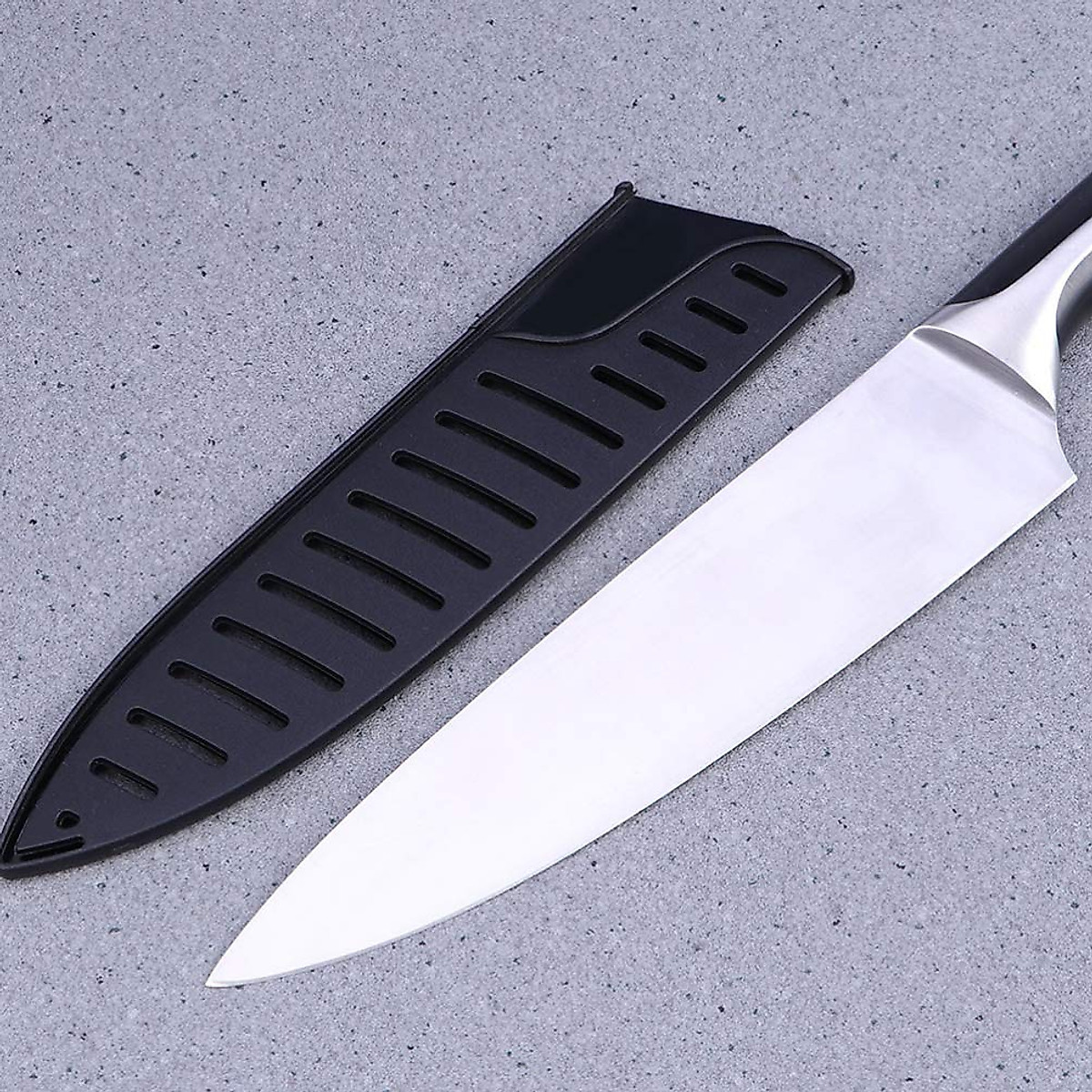 WINOMO 10pcs Edge Guards Cover Sleeves Plastic Cover Case Protectors for Chopping Cutter Black