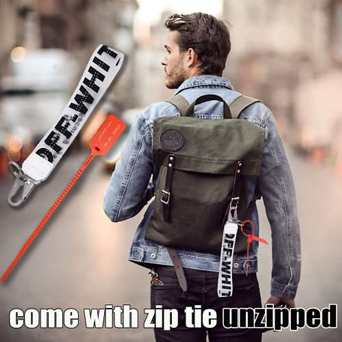 Sufesa White Keychain Wristlet, 2 Pack Keychain Lanyard Accessories, Badge Holder, Lanyard For Phone, Wrist (black and pink)