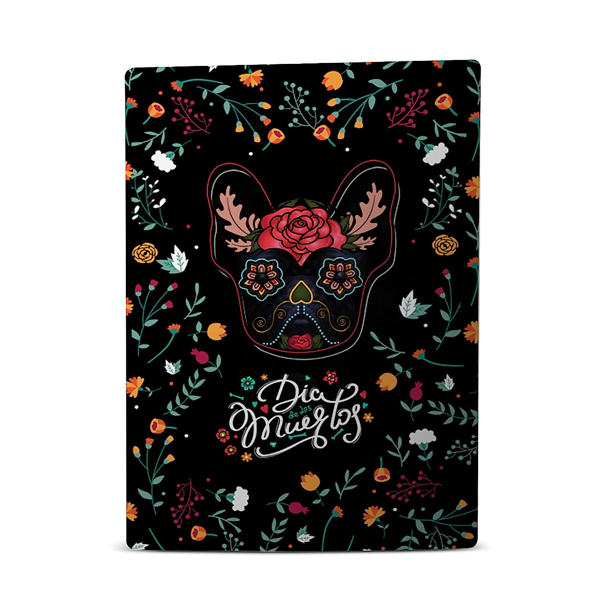 Head Case Designs Officially Licensed Klaudia Senator Day Of The Dead French Bulldog Vinyl Faceplate Sticker Gaming Skin Decal Cover Compatible With Sony PlayStation 5 PS5 Disc Edition Console