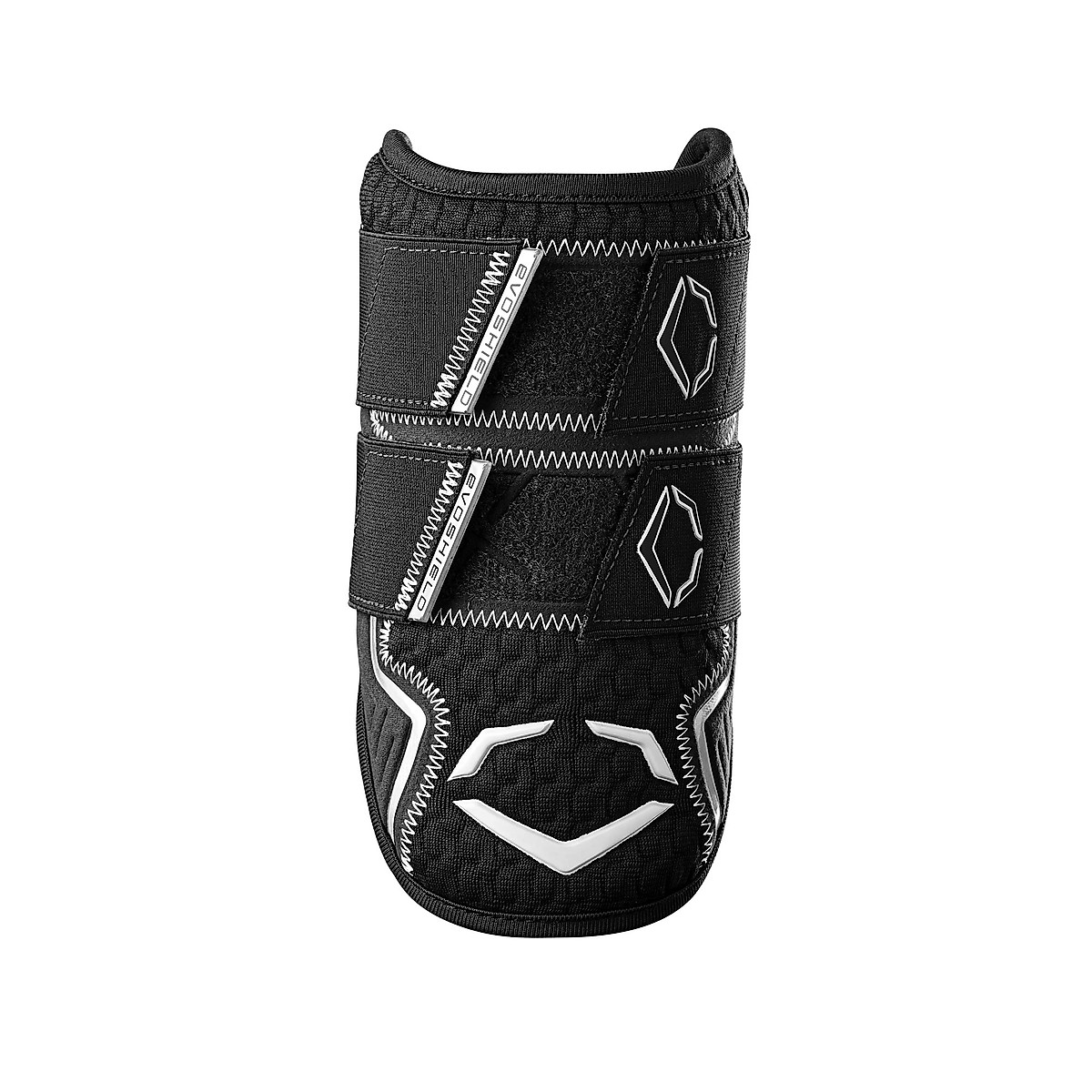 EvoShield Pro-SRZ 2.0 Batter's Double Strap Elbow Guard - Black, Size Large