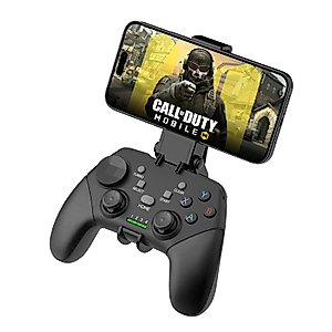 Joso Wireless Mobile Gaming Controller for iPhone, Android, iPad, Tablet, PC, Phone Controller with Phone Clip Supports Cloud Game, COD Mobile, Genshin Immpact, Remote Player Gamepad