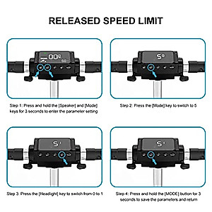 EVERCROSS EV08E Electric Scooter, 350W Motor & 8" Solid Tires, 20 Miles Range &19 Mph, 3 Speed Modes, Folding Commuter Electric Scooter for Adults Teenagers