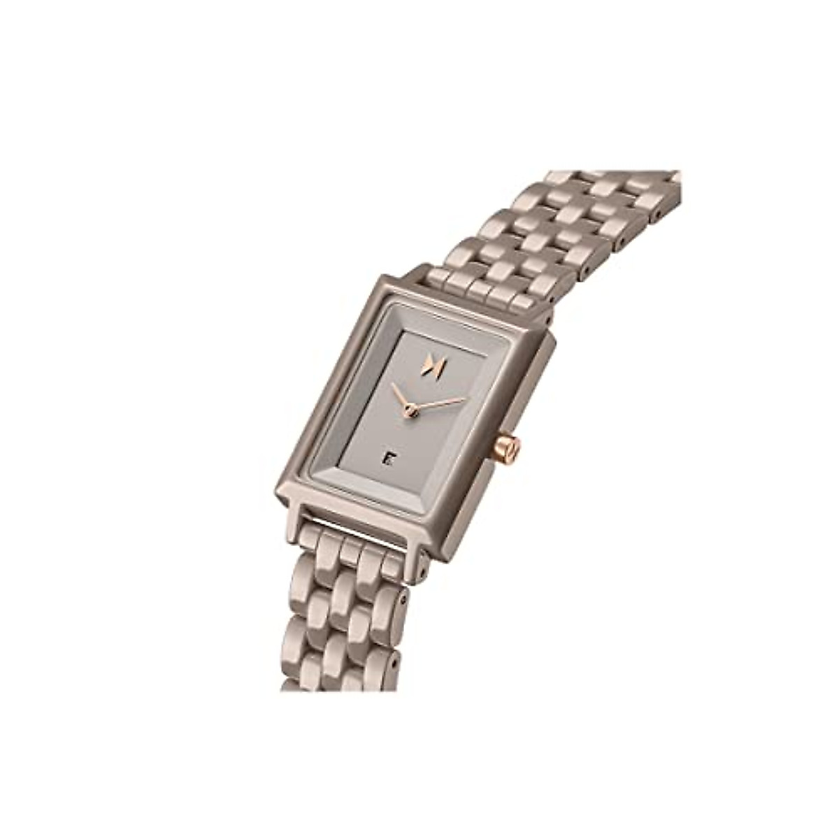 MVMT Signature Square Ceramic Women's Cashmere Taupe Analog Watch