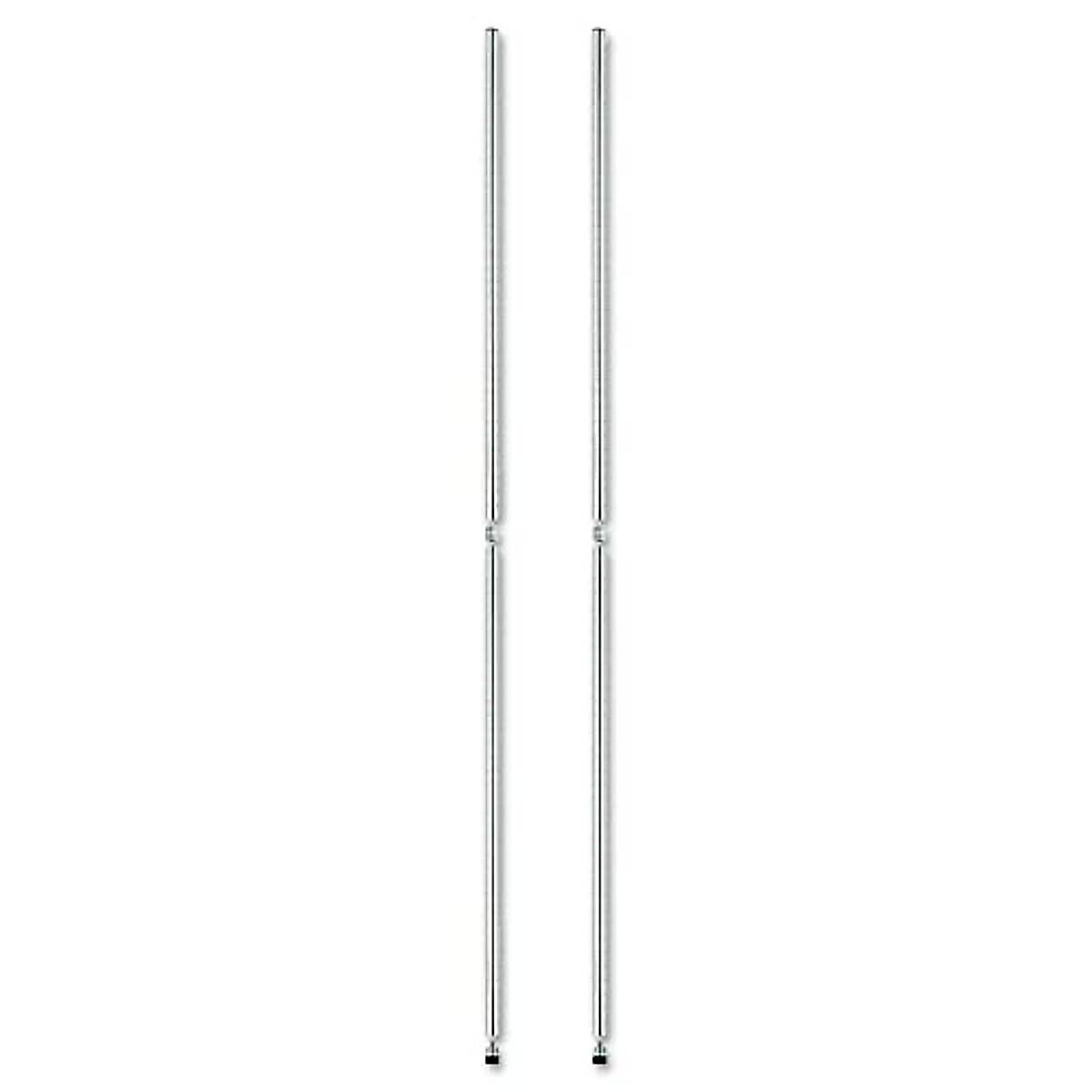 Alera ALESW59PO36SR 36 in. Stackable Posts for Wire Shelving - Silver (4/Pack)