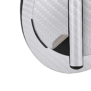 Skinit Decal Audio skin compatible with Bose Noise Cancelling Headphones 700 - White Carbon Fiber Specialty Texture Material Design