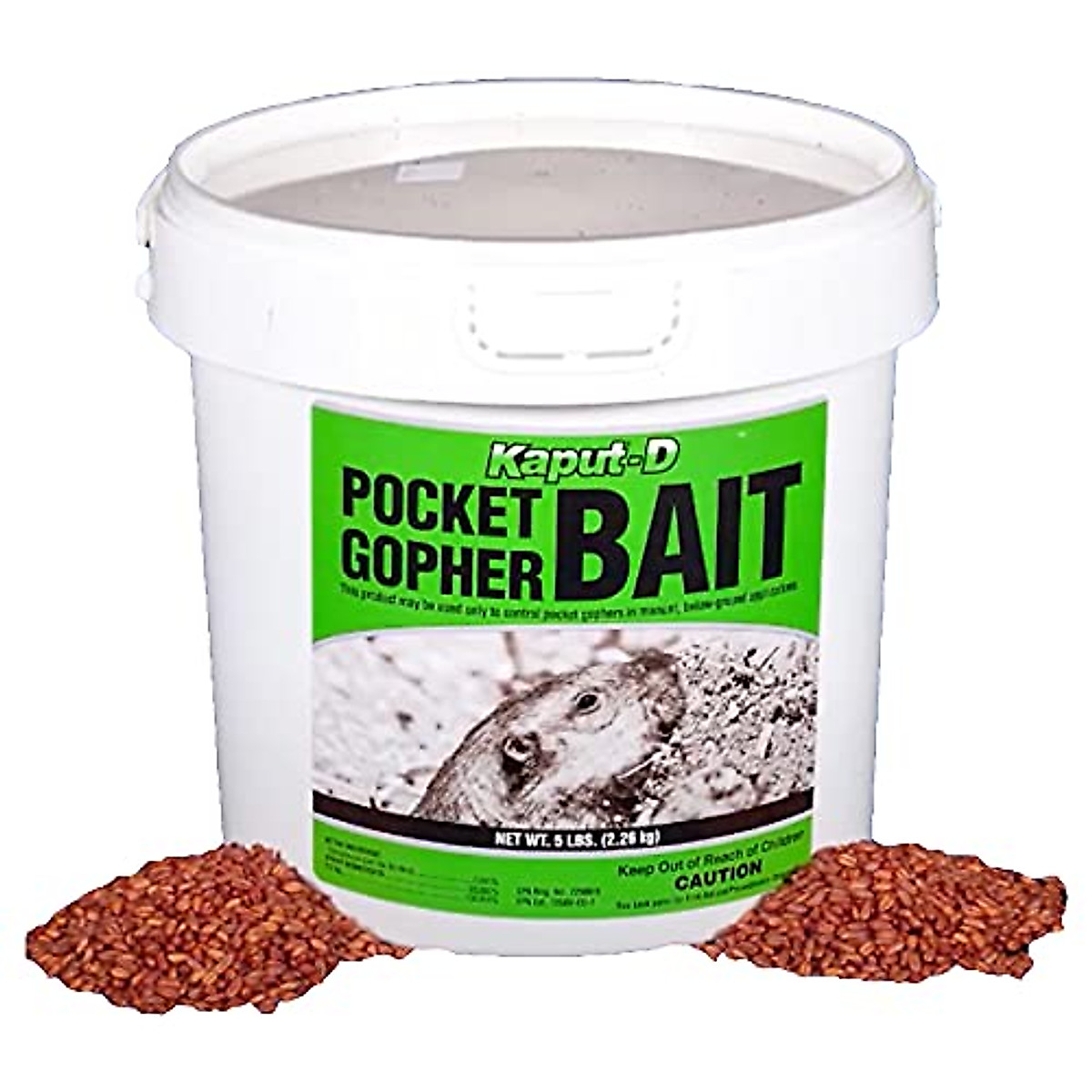 KAPUT-D Pocket Gopher Bait - 5 lb Bucket — 🛍️ The Retail Market