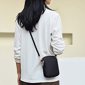 Small Crossbody Wallet Mini Crossbody Purse Cell Phone Shoulder Bag Over Shoulder Wallet Cross Body Purse Messenger Handbag with Strap