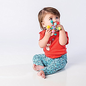 Manhattan Toy Atom Rattle & Teether Grasping Activity Baby Toy