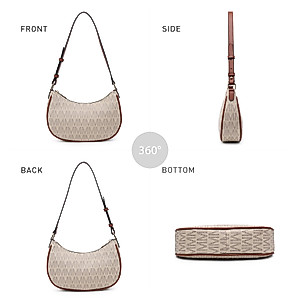 MARCO M KELLY Small Crossbody Handbag for Women Camera Bag Adjustable Strap Top Zipper Shoulder Purse…