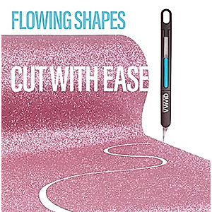 VViViD Precision Gliding Craft Hobby Knife, Retractable, Safety locking, 5 Replacement Blades