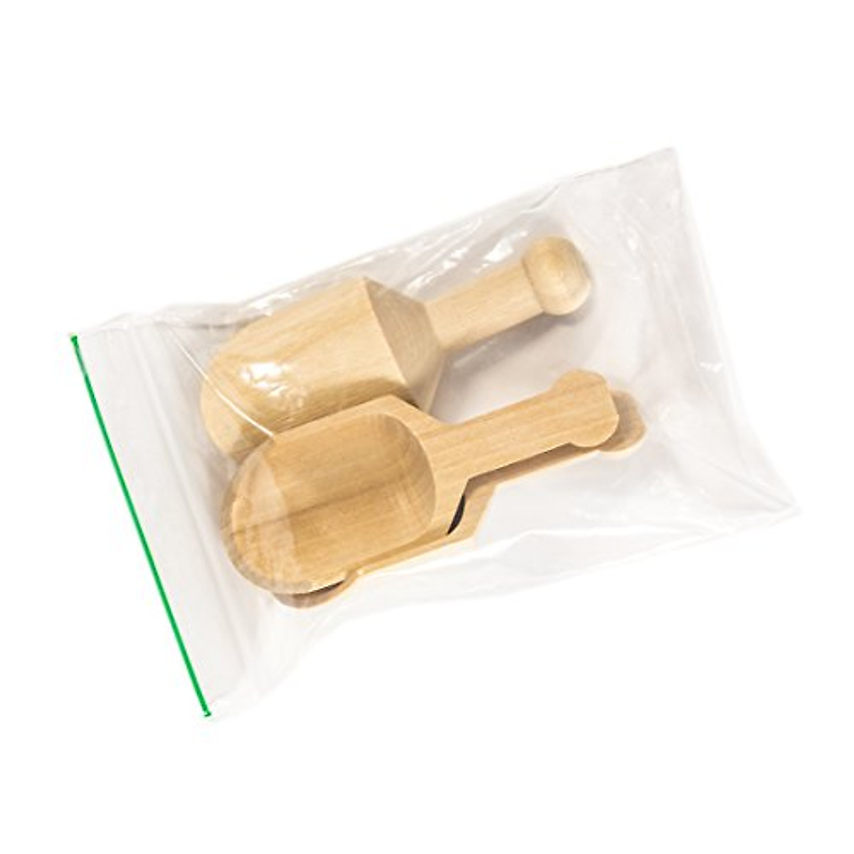 Perfect Stix 10-Pack Mini Wood Scoop, 4-1/4 L x 1-1/4 W-Inch