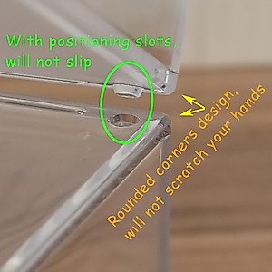 4 Pack Baseball Case Baseball Holder Display Case for Baseball Display Case Fits Official Size Ball