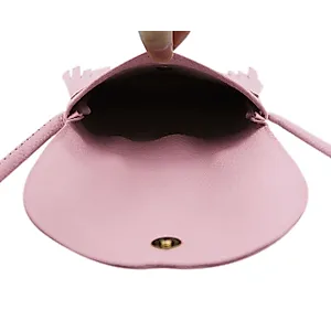 ZGMYC Cat Tassel Shoulder Bag Small Coin Purse Crossbody Satchel for Kids Girls, Pink (5.1'' x 5.9'')