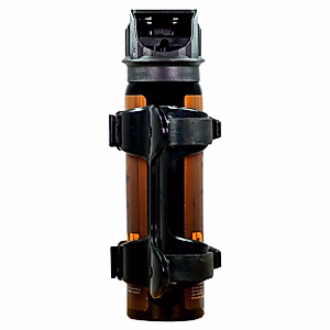 Barricade Pepper Spray for Cyclists - Bicycle Mount - Attaches to Water Bottle Cage & Multiple Other Bike Mounted Locations - 4 Ounce Can of Police Grade Pepper Spray