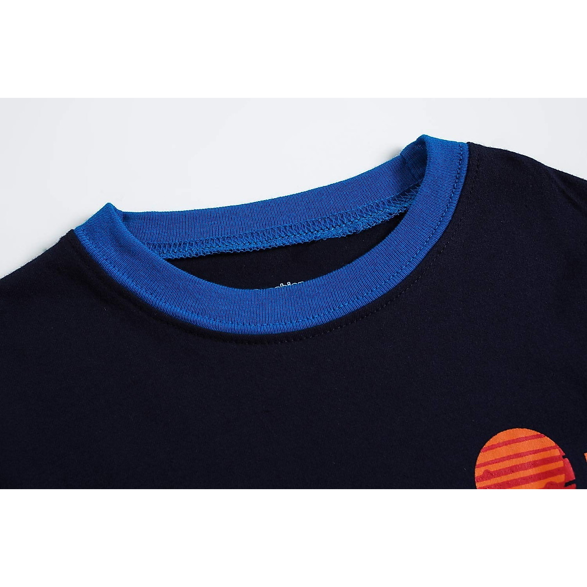 Little Boys Space Pajamas Sets for Toddler 100% Cotton Dinosaur Train Rocket Glow in Dark Sleepwear Long Sleeve 2 Piece kids Clothes Pjs 3-7T starry1-6256-6T