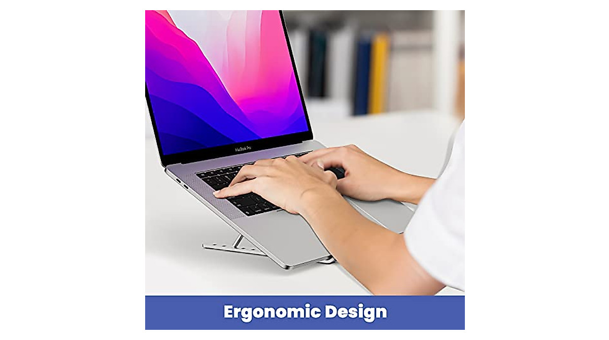 AVAKOT Portable Adjustable Ergonomic Laptop Stand