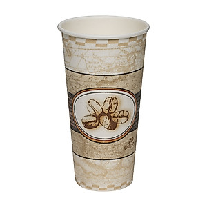 Dixie PerfecTouch 20 oz. Insulated Paper Hot Coffee Cup by GP PRO (Georgia-Pacific) Beans Design 5320BE 500 Count (25 Cups Per Sleeve, 20 Sleeves Per Case)
