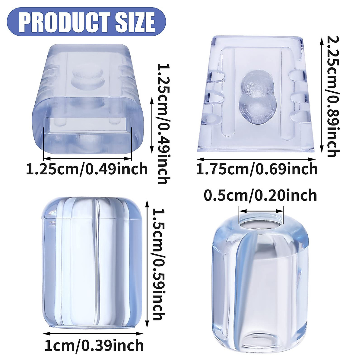 30 Pieces Kitchen Sink Rack Rubber Feet for Kitchen Sink Grid 30 Pieces Rubber Wire Bumpers Sink Protectors for Kitchen Sink Sink Replacement Parts (Gray) (Clear)