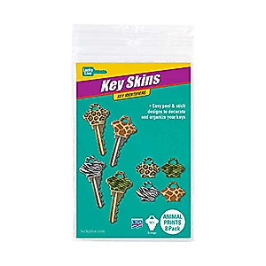 Lucky Line Key Skins - Fun Animal Print Key Identifiers for Schlage (18100S)