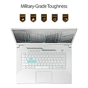 ASUS TUF Dash 15 (2021) Ultra Slim Gaming Laptop, 15.6â€ 240Hz FHD, GeForce RTX 3070, Intel Core i7-11375H, 16GB DDR4, 1TB PCIe NVMe SSD, Wi-Fi 6, Windows 10, Moonlight White, TUF516PR-DS77-WH