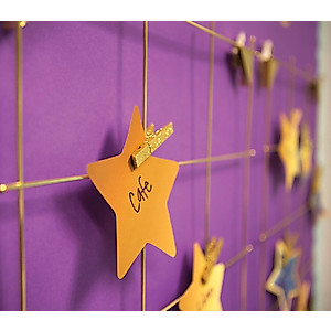 Carson Dellosa Galaxy Stars Cutouts, 36 Marble & Gold Star Cutouts for Bulletin Board and Classroom Décor, Galaxy Décor Classroom Cut-outs, Space Décor Cutouts for Classroom Bulletin Board Decorations