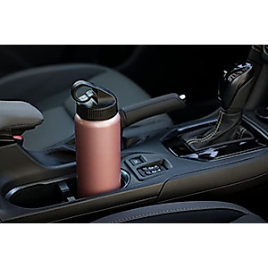 Silver Buffalo Double Walled Vacuum Insulated Stainless Steel Water Bottle, 20-ounce, Rose Gold