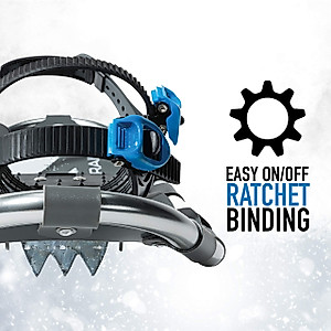 Franklin Sports Snowshoes for Men and Women - Lightweight Aluminum Snowshoes for Adults - Easy to Use Adjustable Snowshoes - Carry Bag Included - 36"