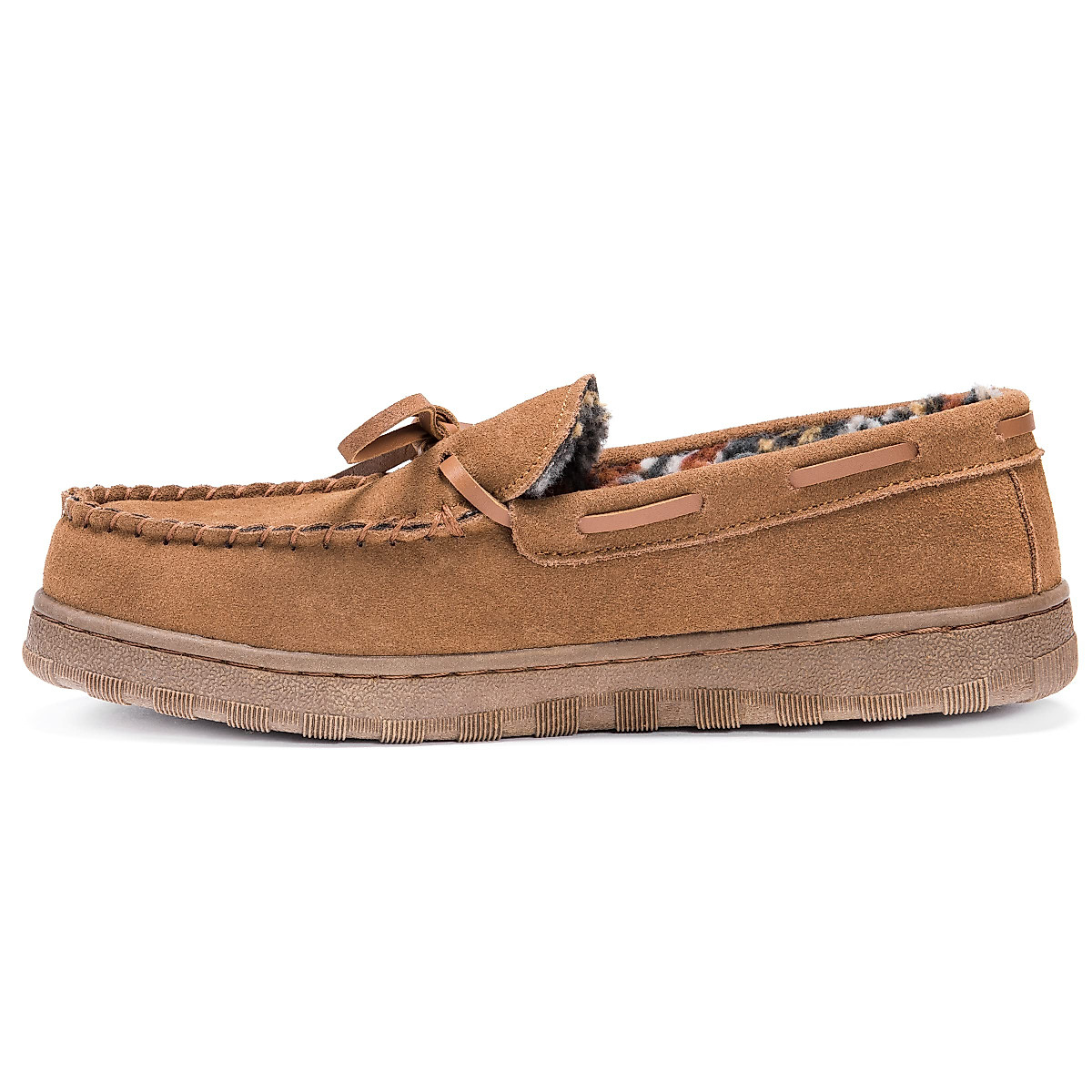 MUK LUKS Men's Paul Slipper, Tan, 11