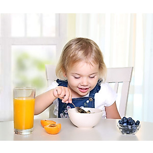 9 Piece Stainless Steel Kids Silverware Set - Child and Toddler Safe Flatware - Kids Utensil Set - Metal Kids Cutlery Set Includes 3 Small Kids Spoons, 3 Forks & 3 Knives